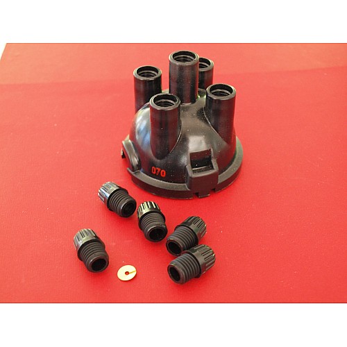 Distributor Cap 22d4 & 25d4 with SCREW IN HT LEADS Lucas DDB105 GDC107LUCAS