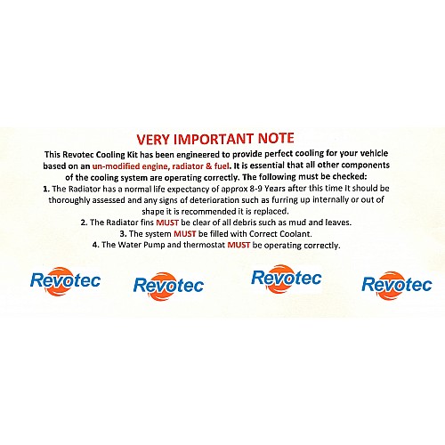 Revotec Cooling Fan Kit - MGB GT V8. B-MGB-V8